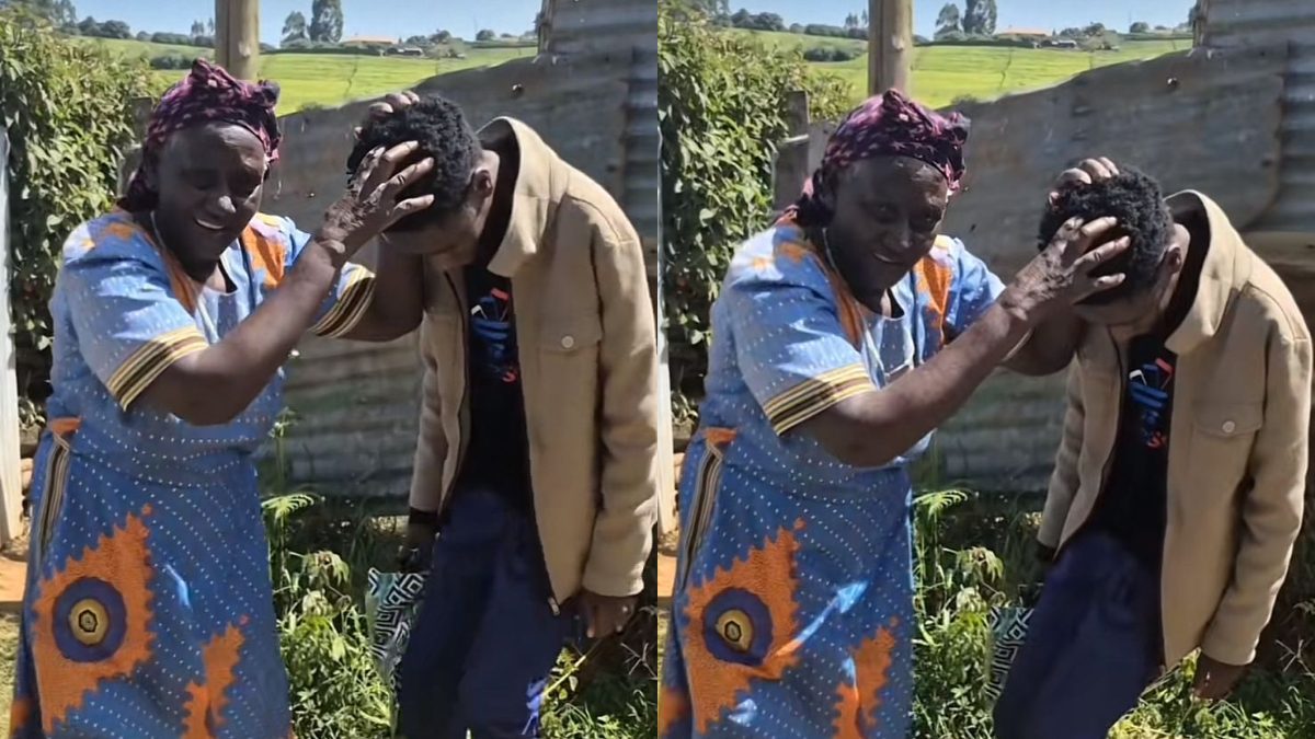 Kaluma Boy’s 75-year-old grandmother blesses him in emotional moment ...